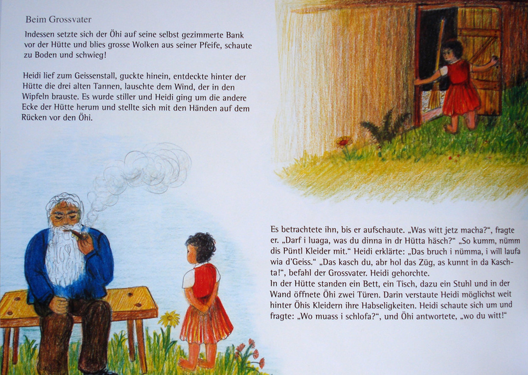Heidi books & illustrations - The original story retold – Heidi Bilderbuch